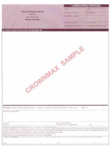 5801 - Landscaping Proposal - Crownmax.com