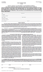 7196 – Service Contract For Treatment Of Subterranean Termites ...