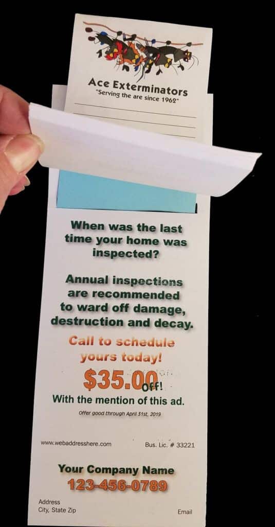 8253 – Advertising – Promotional Insert Door Hanger - Crownmax.com